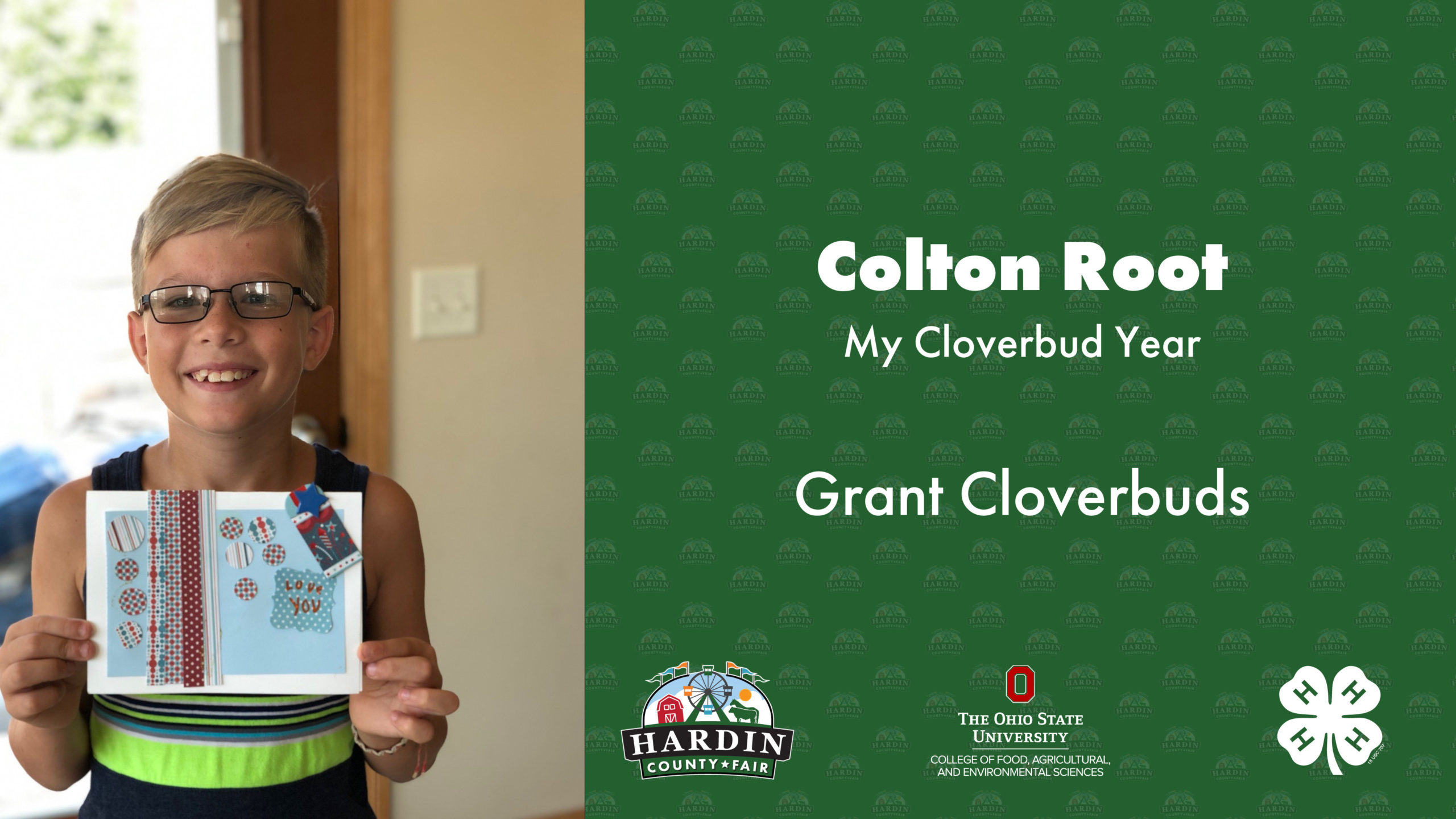 Non-Livestock Project - Colton Root - Hardin County Fair